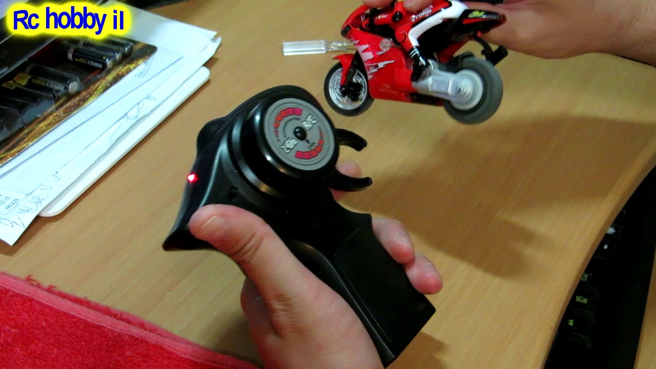 fast mini rc bike 1:20 - YouTube