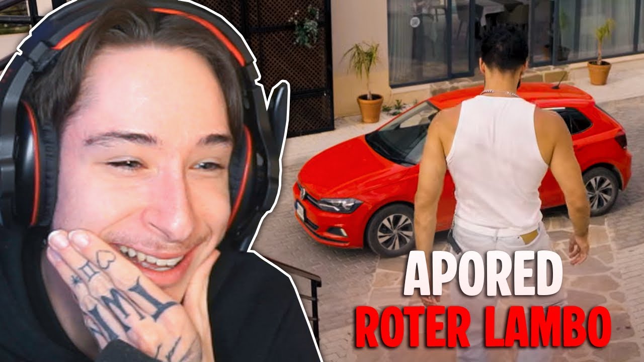 Der ROTE LAMBO war nur ein VW!? 😂 Reaktion auf ApoRed - Roter Lambo ...