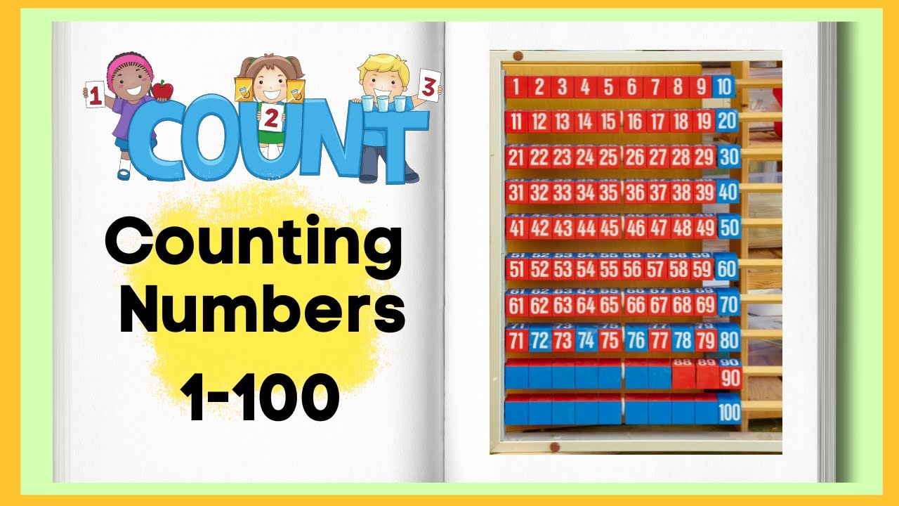 COUNTING NUMBERS 1-100/LET'S COUNT - YouTube