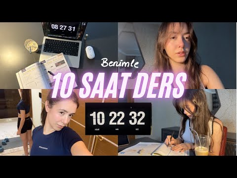10 Saatlik Ayt Kasmak |Spor, Ders Çalışma Günlüğüm #dersvlog 