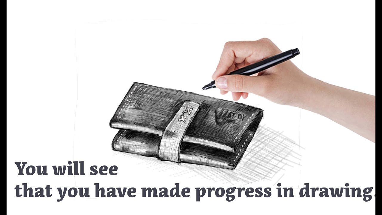 Your hand will improve as you draw. You can occasionally draw objects ...