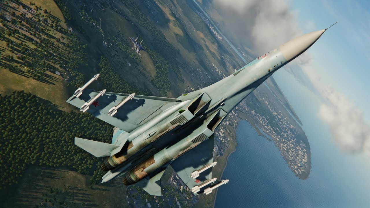cobra maneuver in close range fight [ DCS world ] - YouTube
