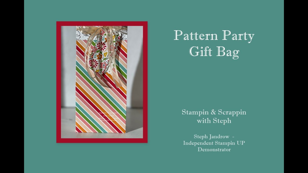 Pattern Party Gift Bag - YouTube