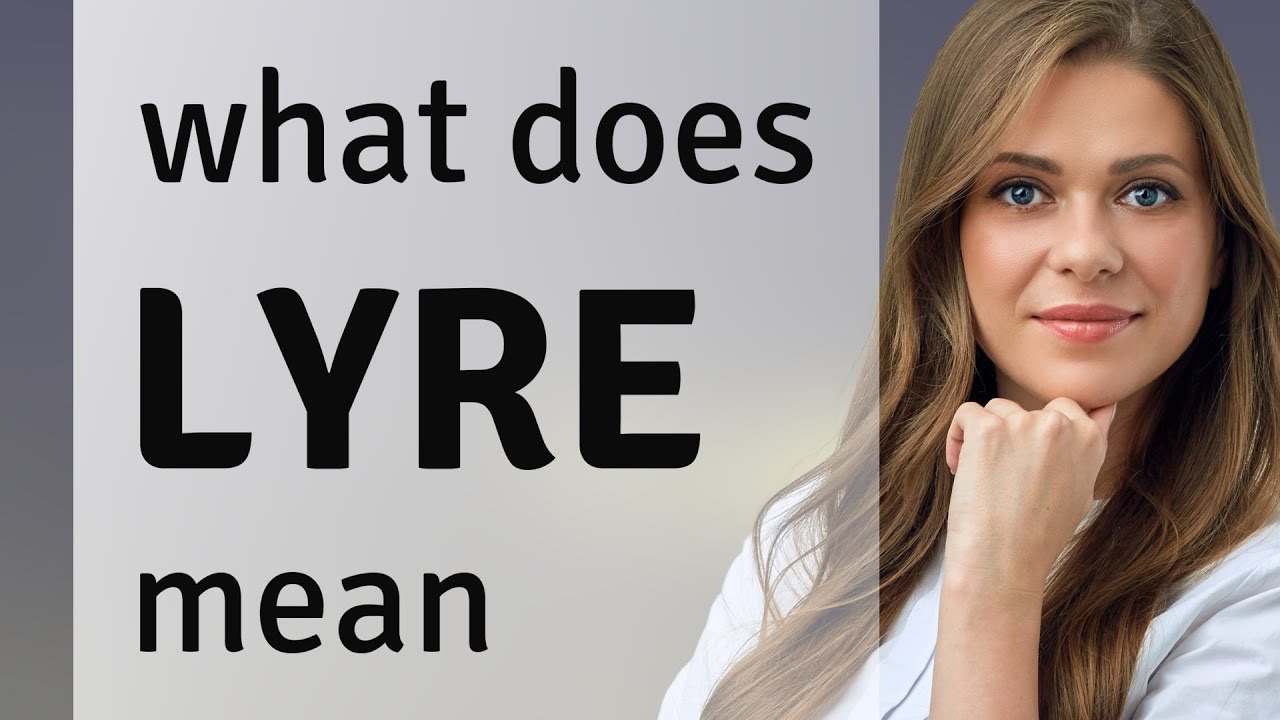 Lyre • what is LYRE definition - YouTube