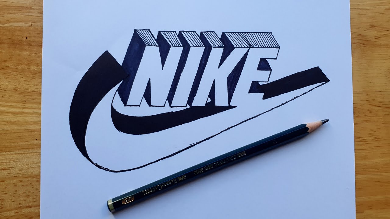 How To Draw Nike Logo Easy - YouTube