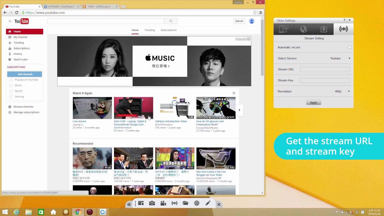 AVer CaptureShare - Live Stream Tutorial - YouTube