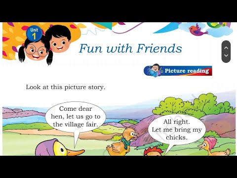 CLASS 3|ENGLISH|NCERT|UNIT 1|FUN WITH FRIENDS| PICTURE READING|SANTOOR ...