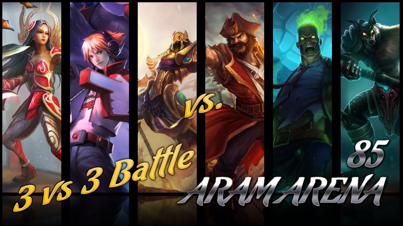 League of Legends - 3 vs. 3 Battle | Runde 4 ARAM ARENA [S01E85] | HD ...