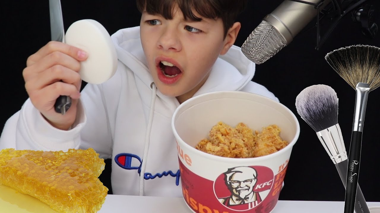 I Tried ASMR.....again! | Soap cutting, KFC, Honeycomb, Ramen and more ...