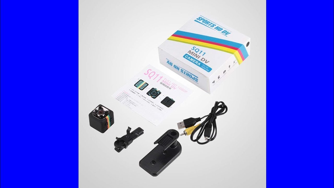 SQ11 mini DV Full HD cube camera review - YouTube