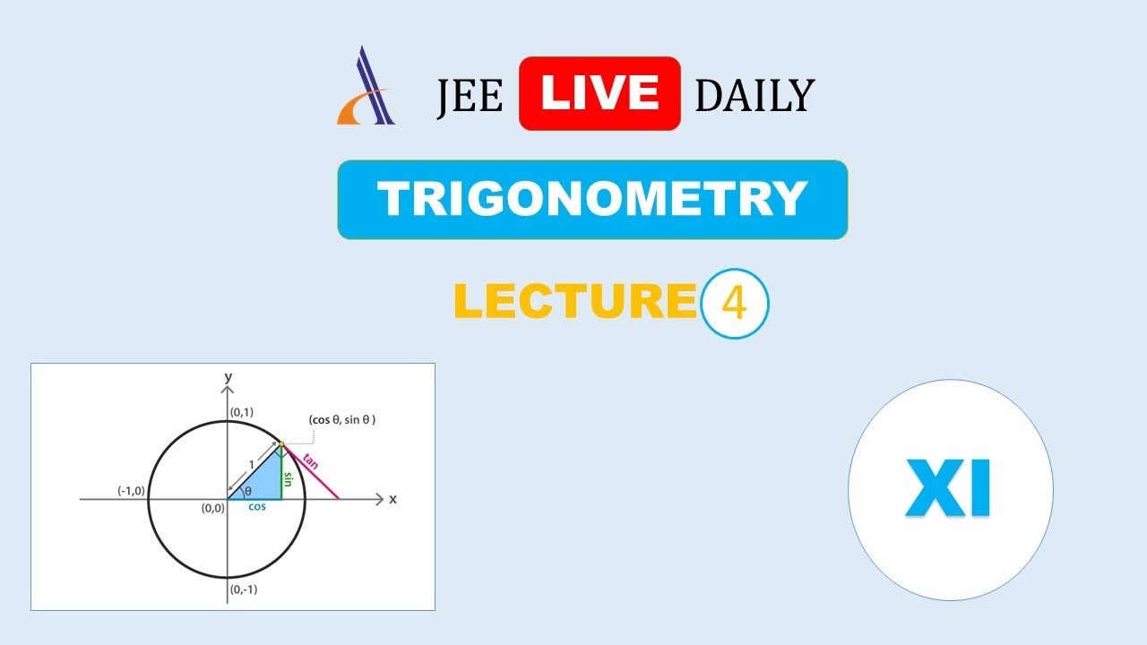 CLASS 11 MATHS TRIGONOMETRY PART - 4 #JEE - YouTube