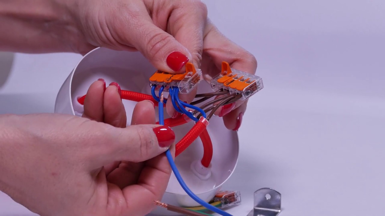 Tutorial: how to assemble a 5 hole metal ceiling rose kit with plastic ...