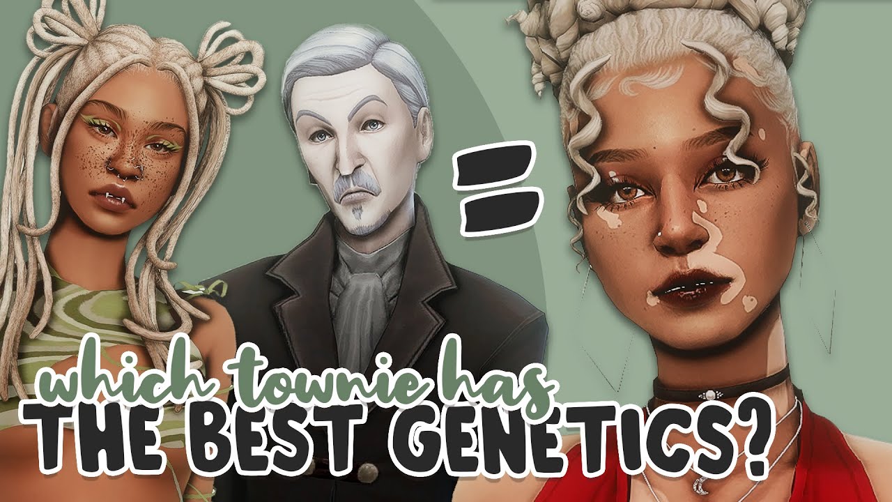 Which Townie has the BEST Genetics? | Sims 4 Create a Sim Challenge ...