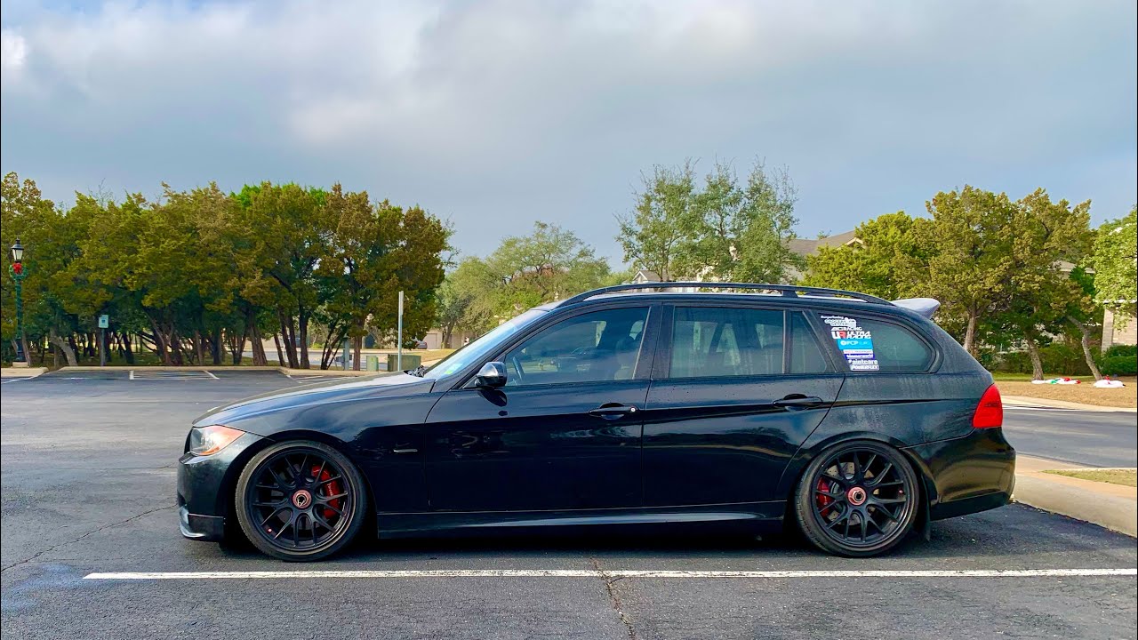 Duckbill spoiler overview (BMW E91) - YouTube