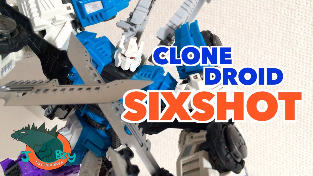 Sixshot Clone Droid Transformers Review - YouTube