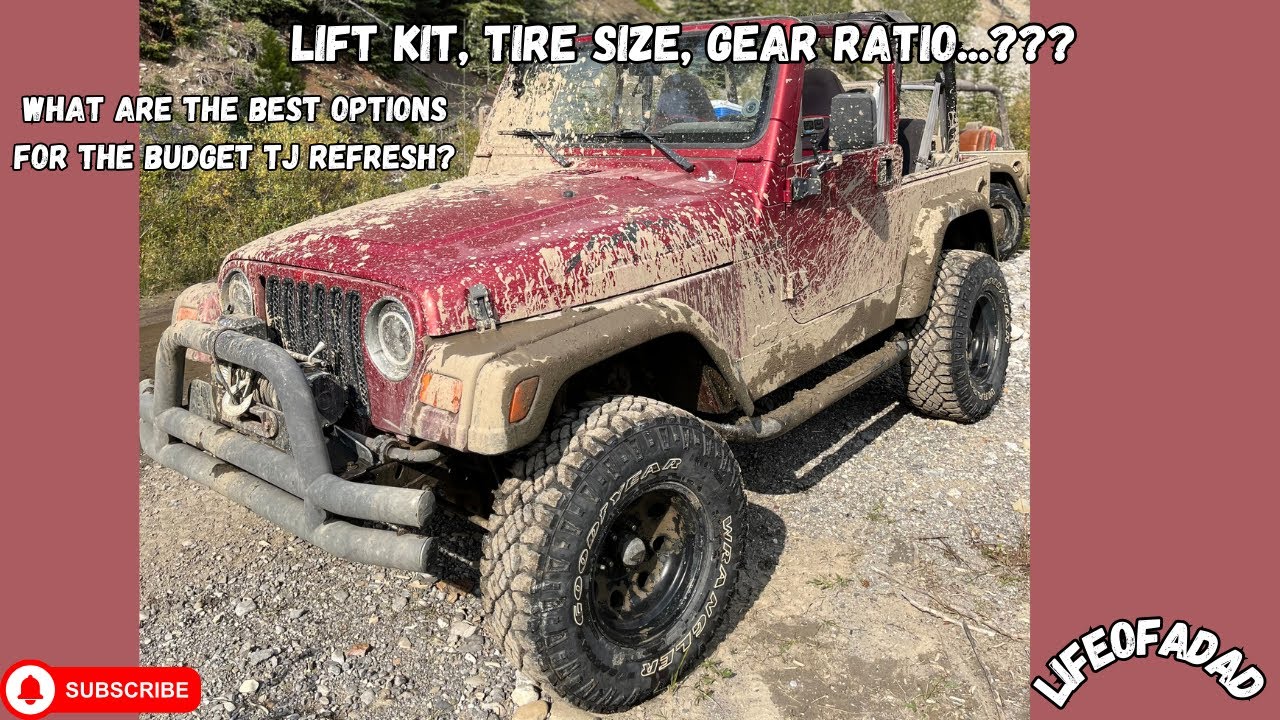 Jeep Wrangler TJ - Gear Ratio vs Tire Size - YouTube