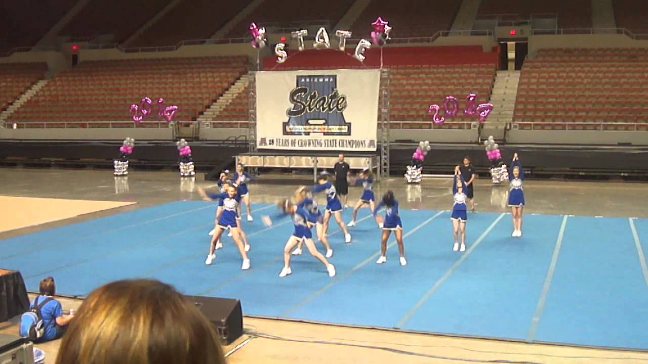 Snowflake H.S. Cheer at AZ State Competition 2/22/14 - YouTube