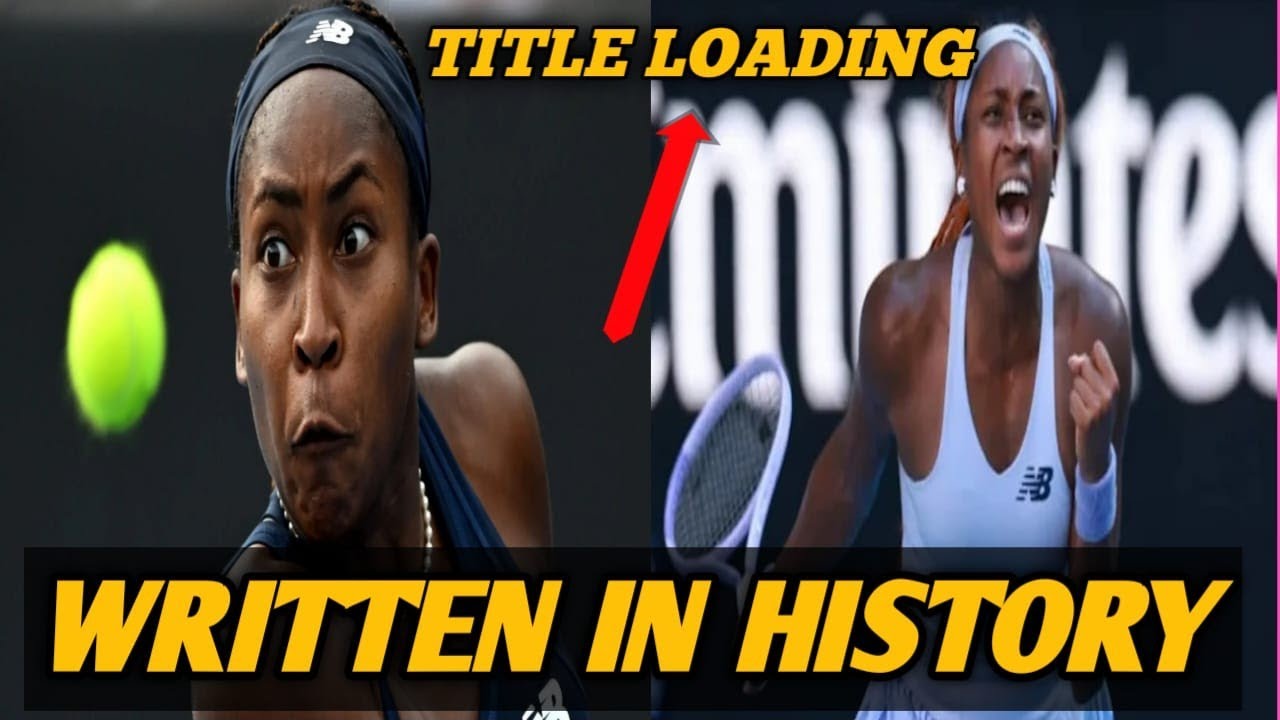WRITTEN IN HISTORY! Coco Gauff s BIGGEST Boost Yet in Australian Open ...