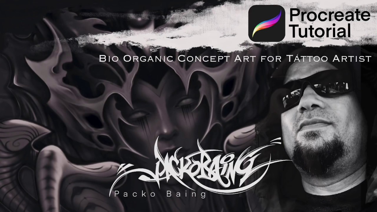 How to work on Bio mechanical /organic concept art in Procreate advance ...