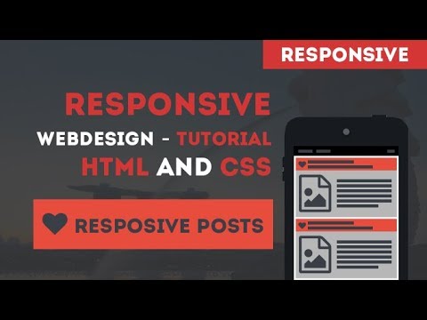Responsive Web Design - Tutorial Responsive Posts with html and css ...