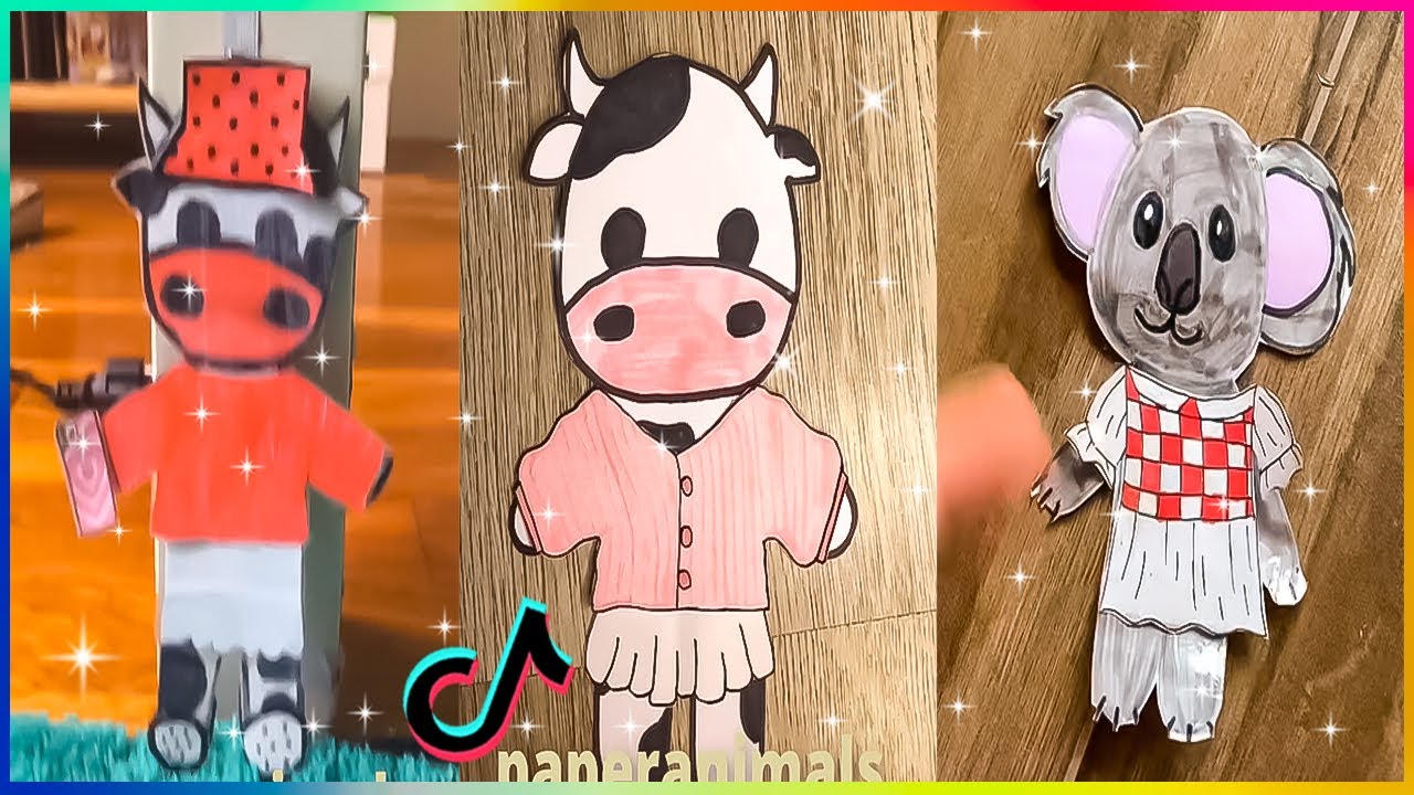Paper animal Tiktok Compilation #04 - YouTube