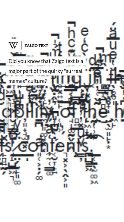 Zalgo text turns ordinary letters into a mix of symbols and glyphs, creating an unsettling look ...