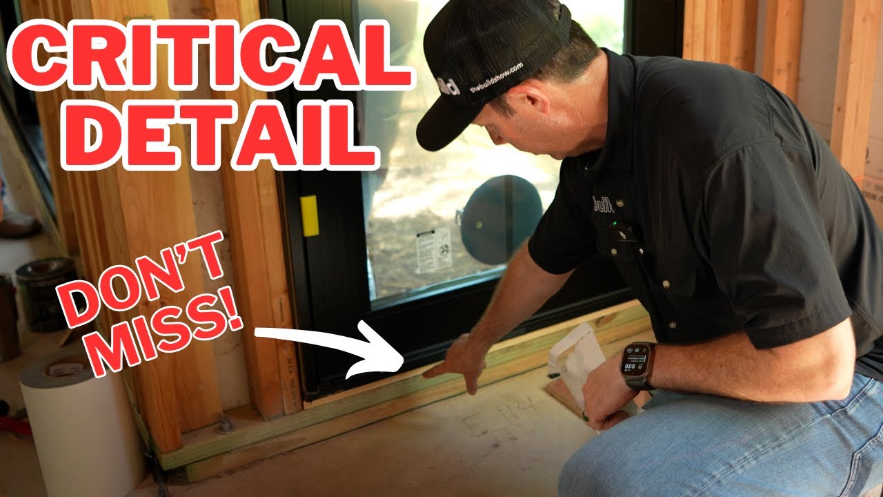 Sliding Glass Door Install - Best Practice Details - YouTube