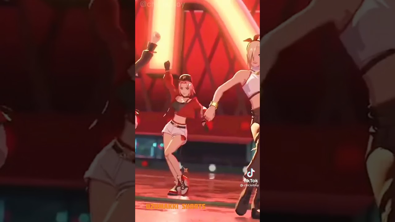 Naruto girls dancing (tik tok animation)ino,sakura, hinata,ten ten ...