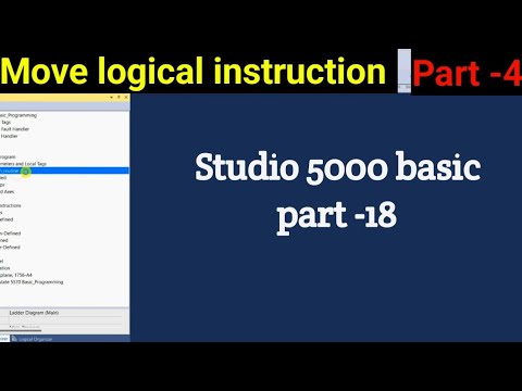 Studio 5000 Basic PLC Programming || Not Gate Block || Logical move instruction - YouTube