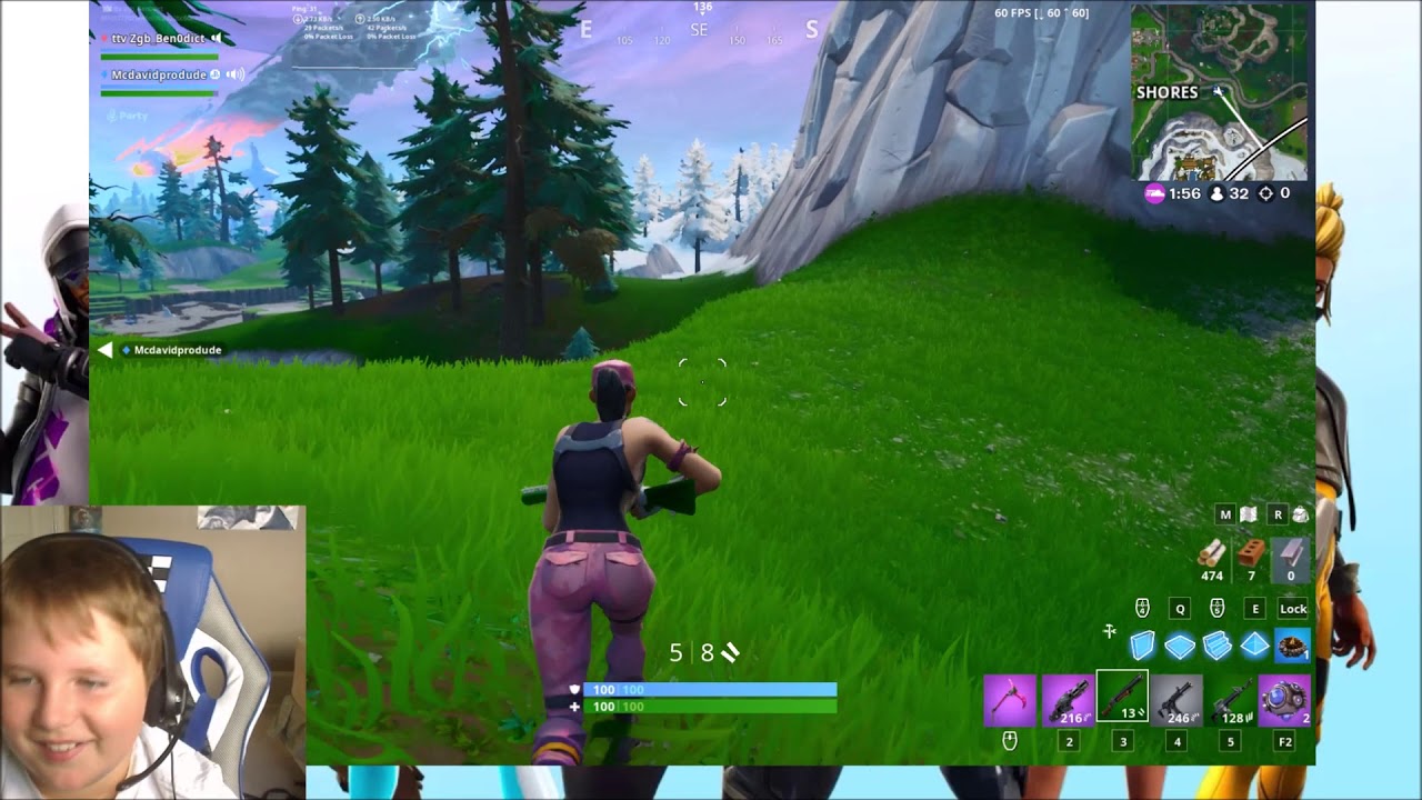 Fortnite With My Friend Aiden!!! - YouTube