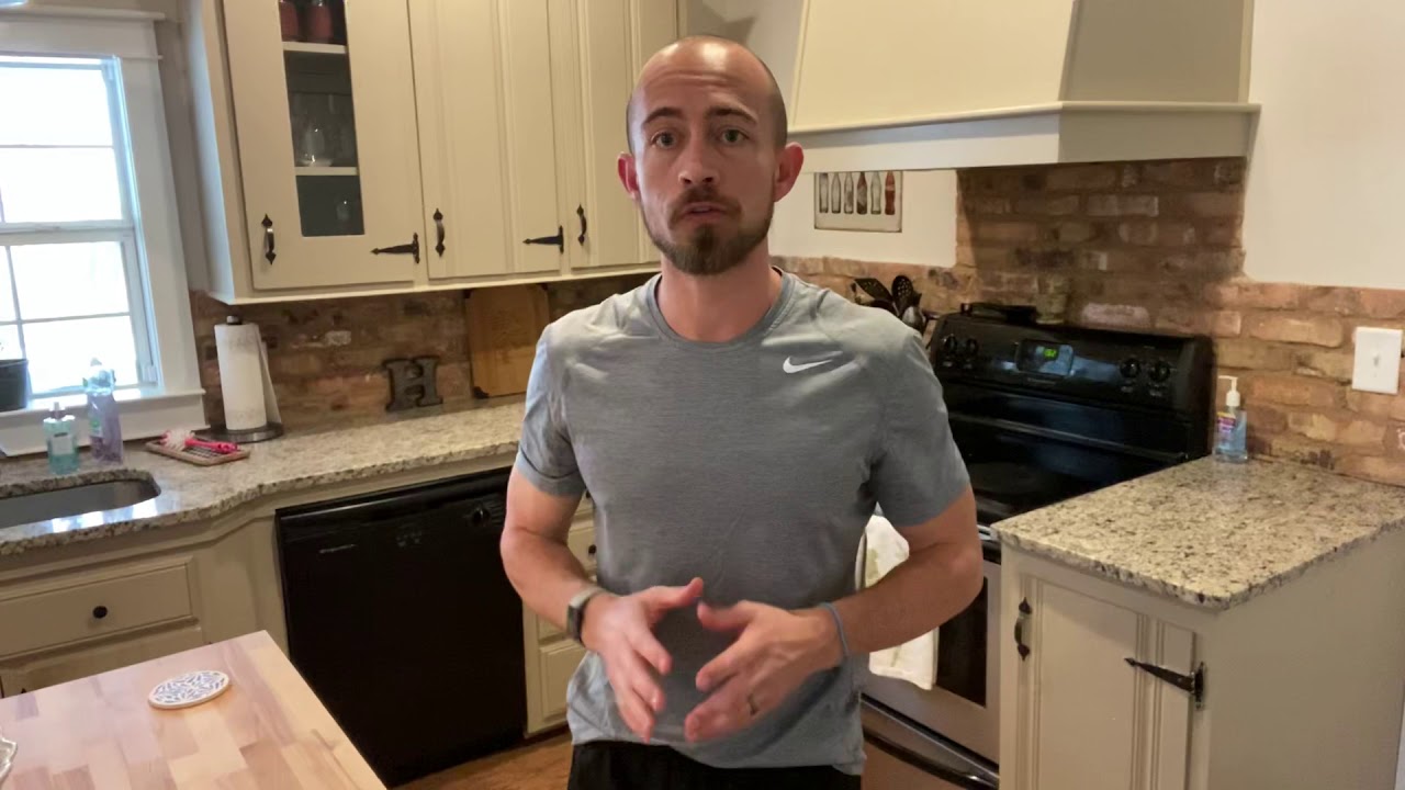 Dip Exercise using a Kitchen Counter (Advanced) - YouTube