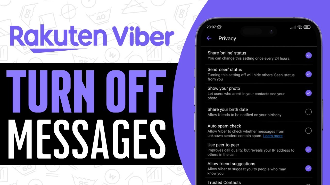 How to Turn OFF Rakuten Viber Messages - Easy Guide - YouTube