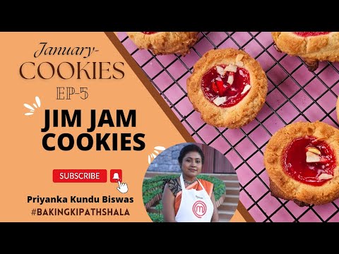 Cookies -Ep 5- Jim jam Thumbprint Cookies Recipe by ...