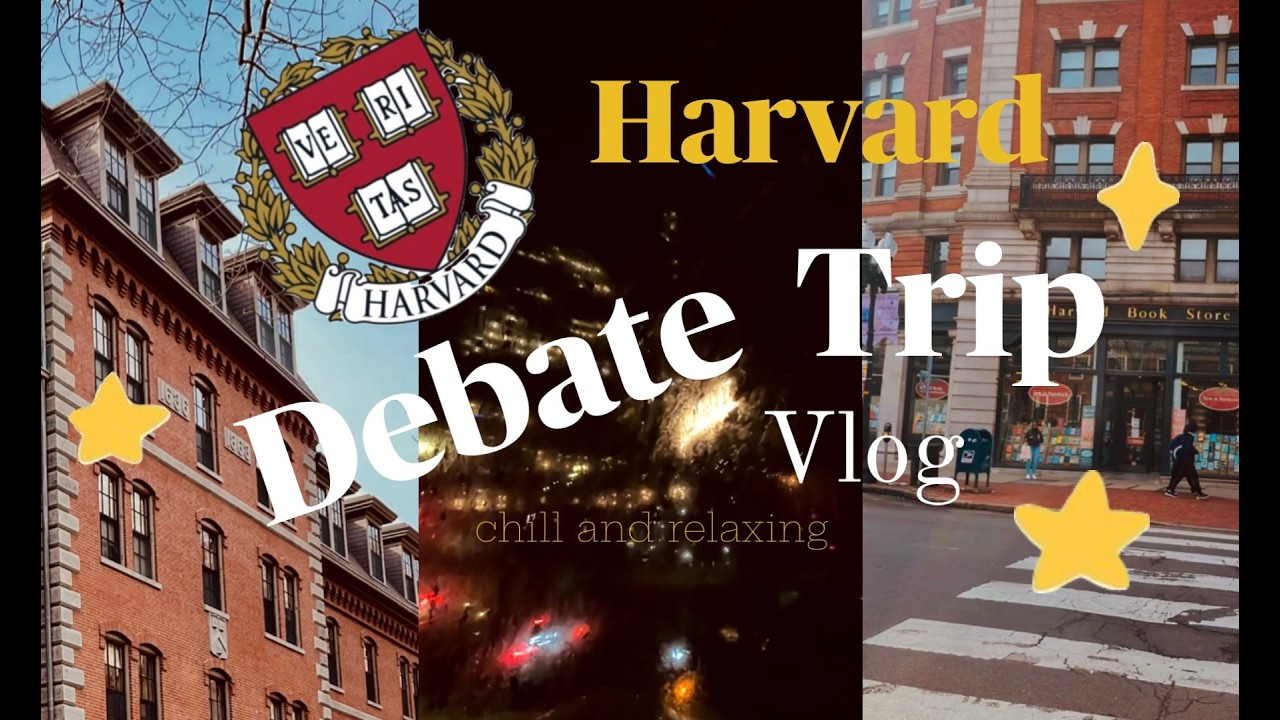 relaxing harvard debate competition vlog - YouTube
