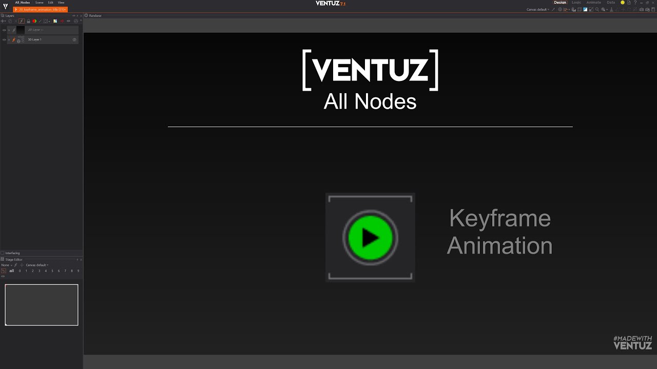 20 - Ventuz Nodes Tutorial Keyframe Animation - YouTube