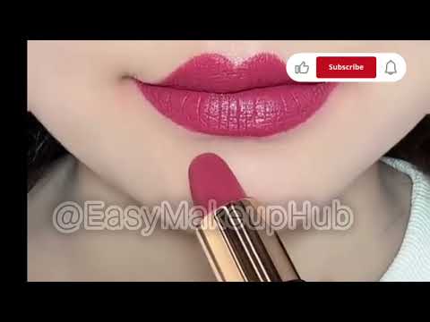 Easy Lipstick tutorial Lipstick hacks easy lipstick tutorial #unfreezemyacount #viralvideo
