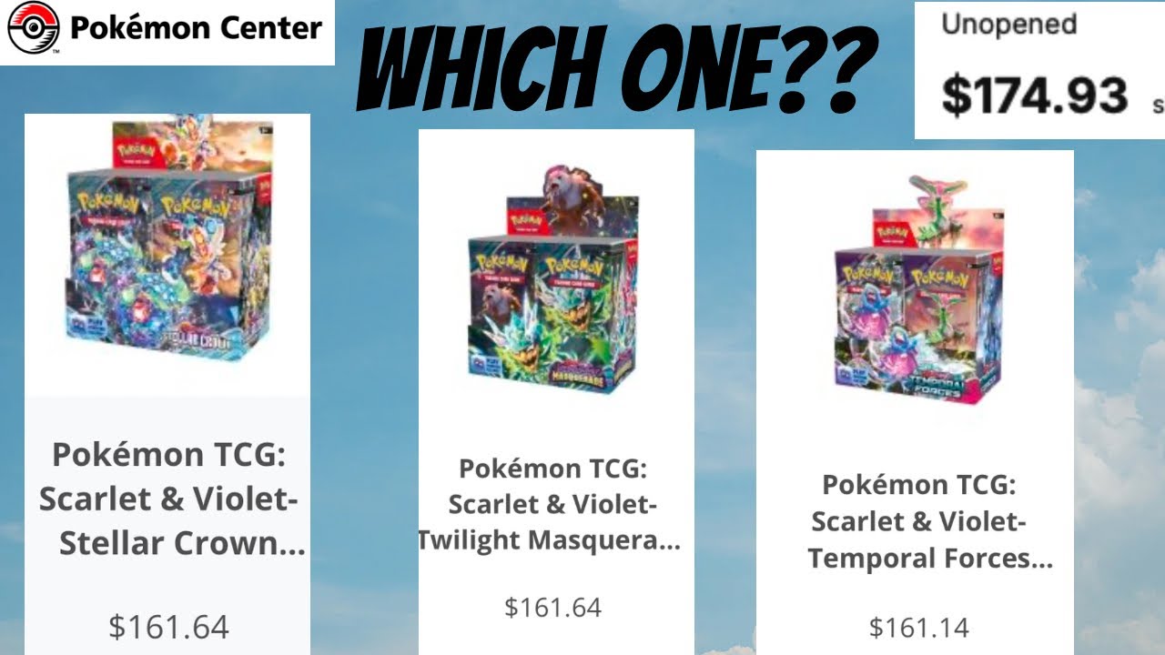 The Next Booster Box To Sell Out On Pokemon Center??!?!? - YouTube