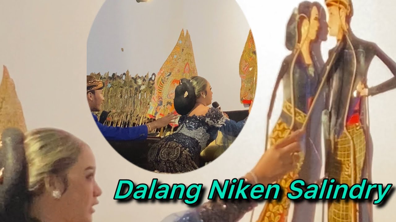 Niken Salindry belajar dalang di wayang Ki Akbar Syahalam live ...