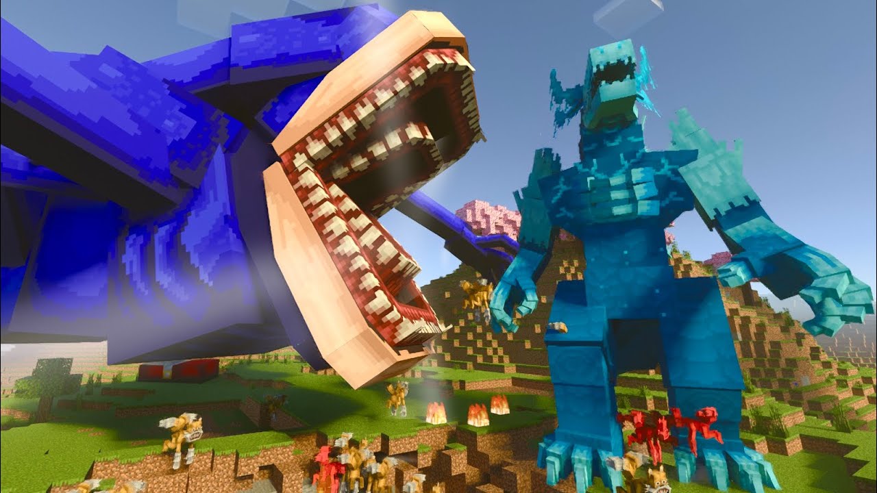 New Shin Sonic vs Kaiju Craft Mod Addon MCPE in Minecraft Bedrock - YouTube