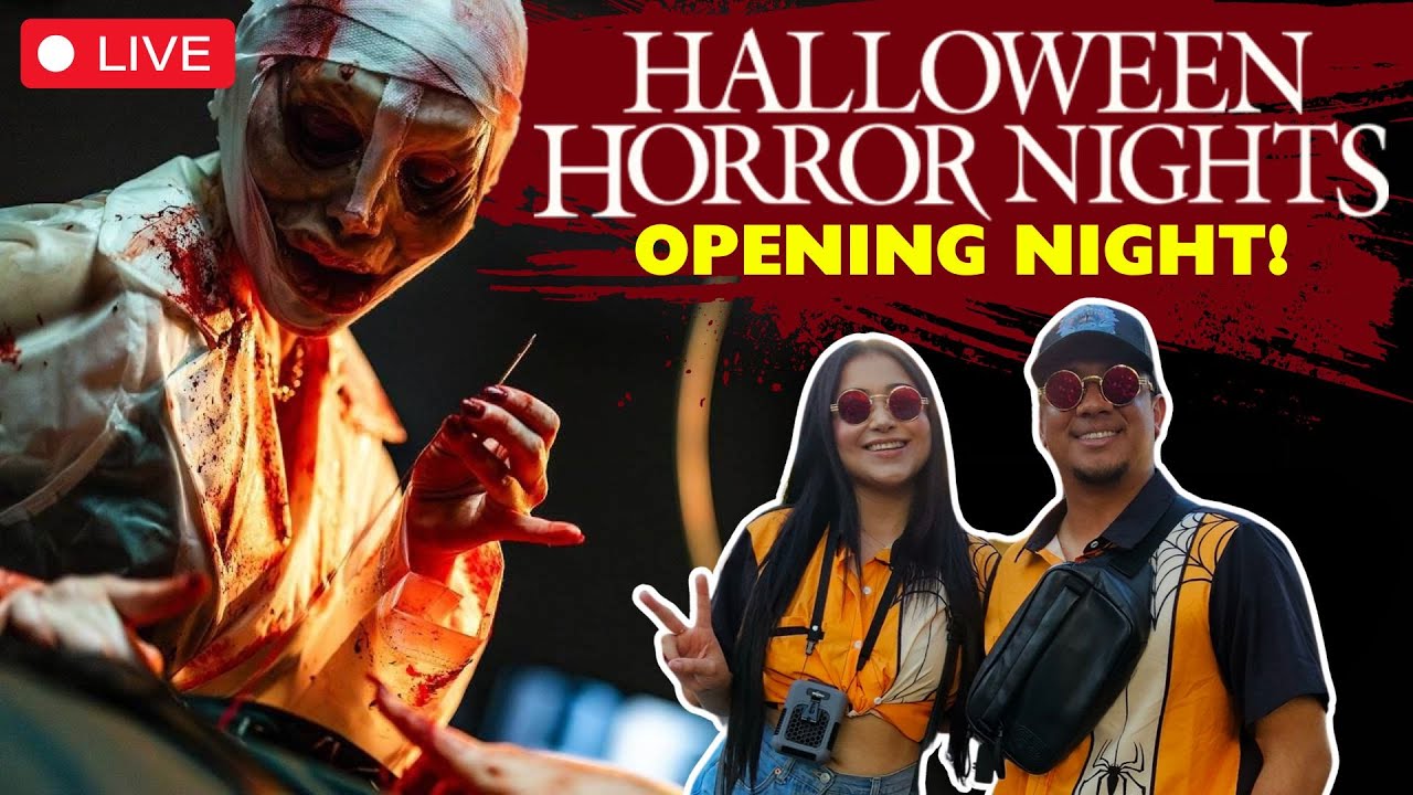🔴#LIVE OPENING NIGHT OF HALLOWEEN HORROR NIGHTS 2024 UNIVERSAL STUDIOS ...
