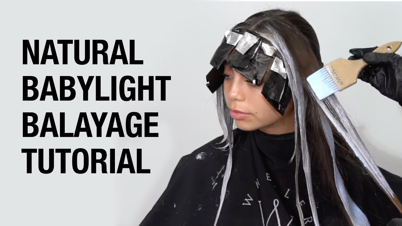 How to Do a Babylight Balayage with Face-Framing Foils | Long Hair Blonding Tutorial | Kenra ...