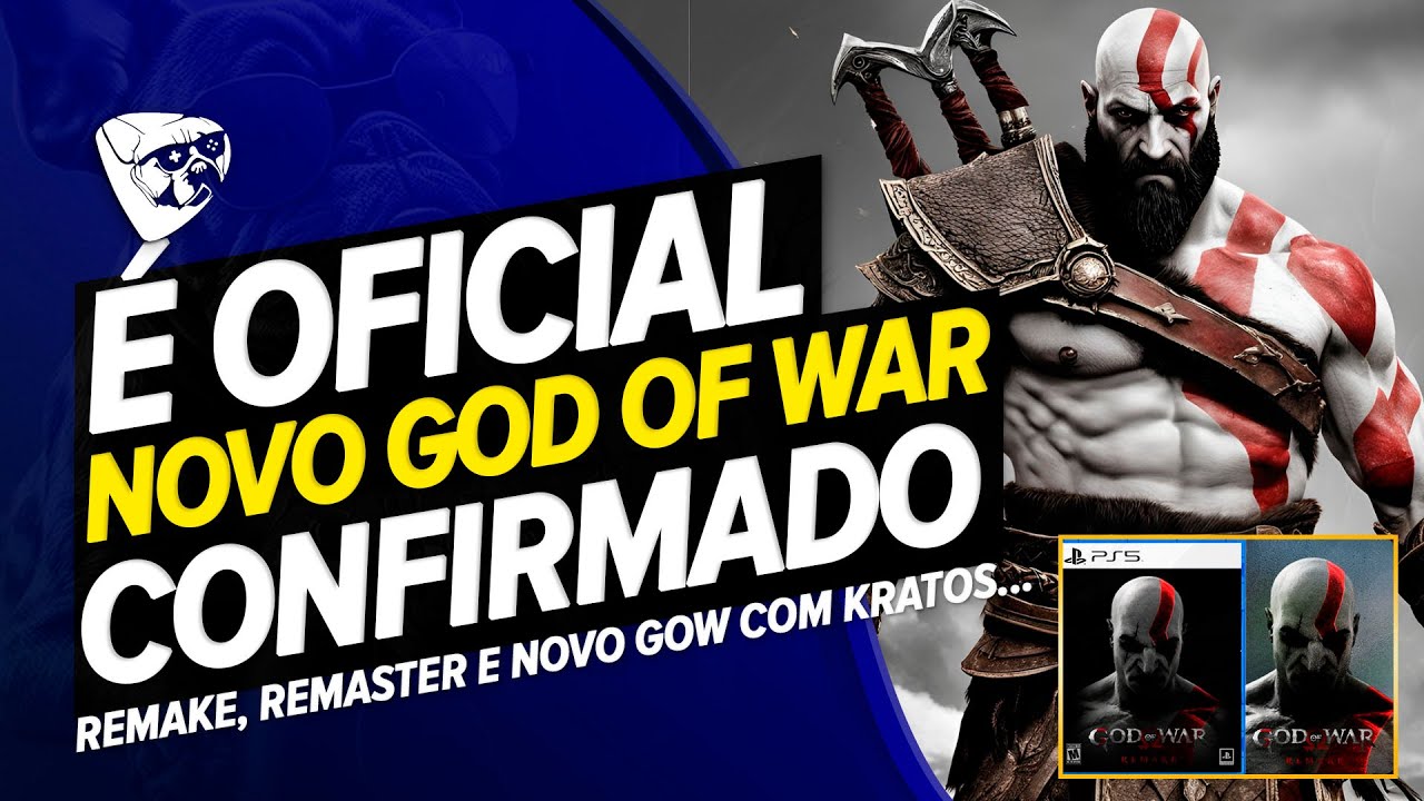 É OFICIAL! A SANTA MONICA CONFIRMOU Varios NOVOS God Of War! REMAKE ...