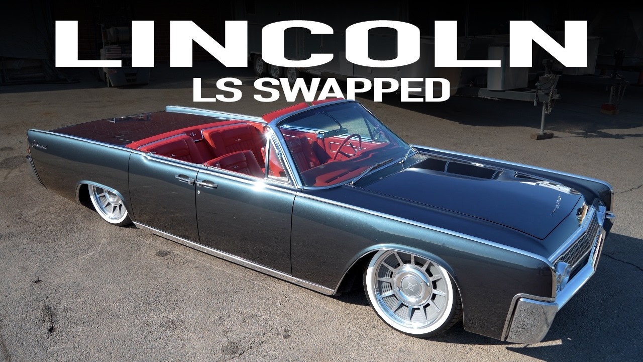 CUSTOM Garage Built '63 Lincoln Continental LS Powered & SLAMMED [4K] - YouTube