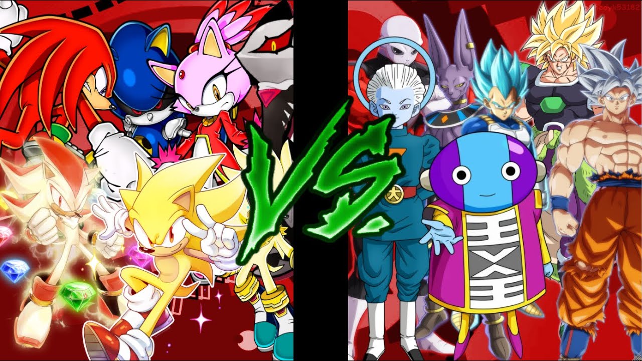 Sonic vs Dragon Ball Super - YouTube