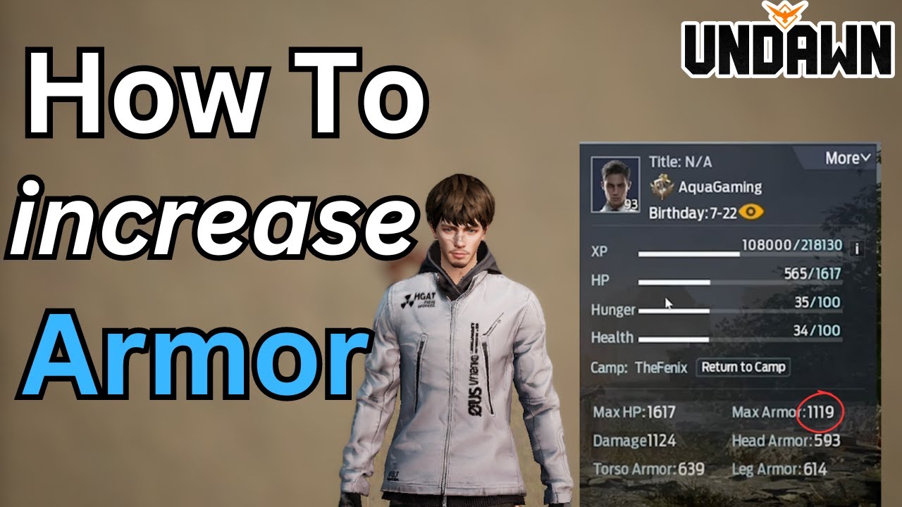 Undawn|How To INCREASE ARMOR (Ultimate Guide) - YouTube