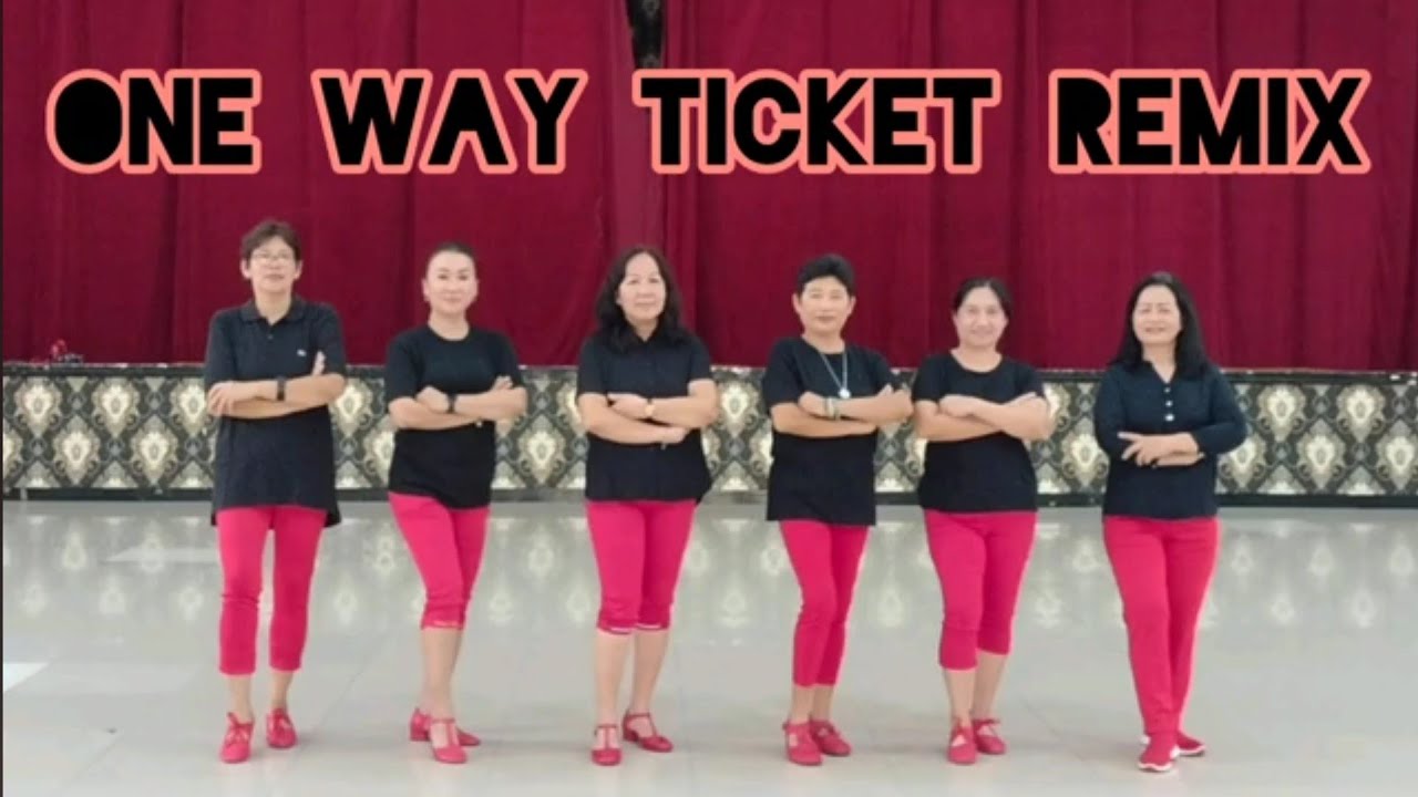 ONE WAY TICKET REMIX - LINE DANCE Chor : Yoon Eunju, Lee HeeSuk, Yoon ...