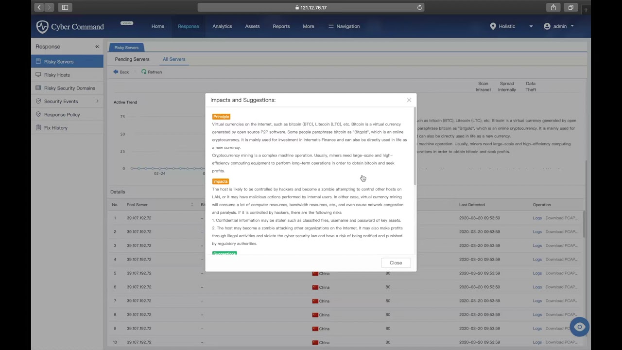 Sangfor Cyber Command GUI Introduction - YouTube
