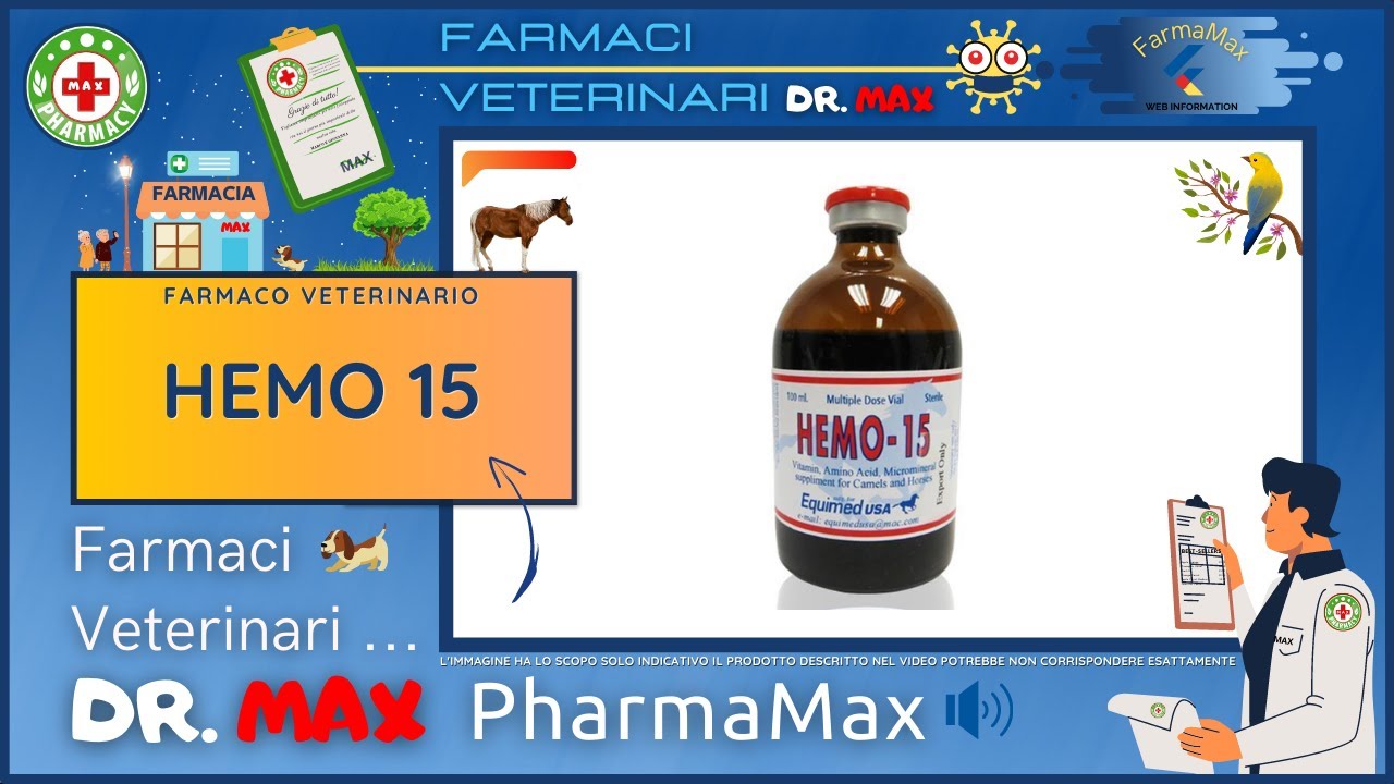 🐶 HEMO 15 Farmaco Veterinario a cosa serve ? - Foglietto Illustrativo ...