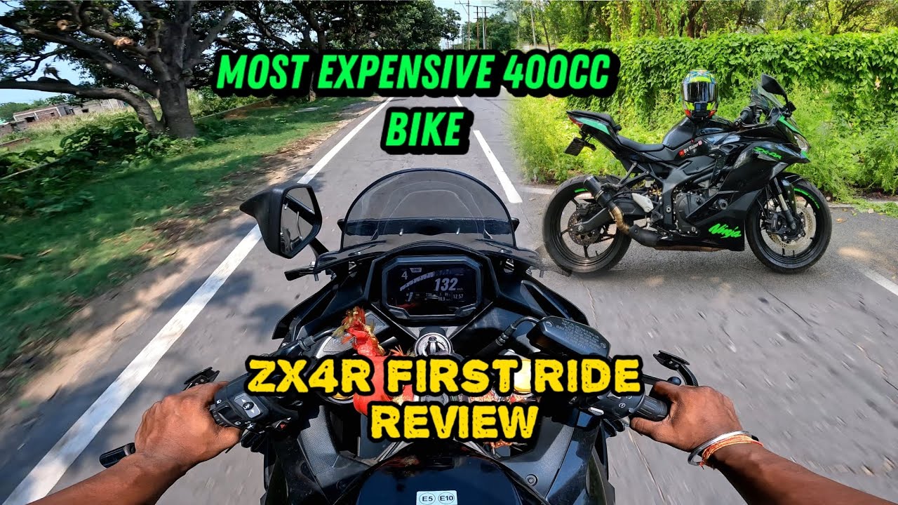Kawasaki Zx4R First Ride Review 🏍️👍// 400cc Inline 4 😳 Amazing ...