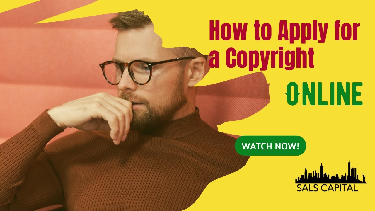 How to Apply for a Copyright Online - YouTube